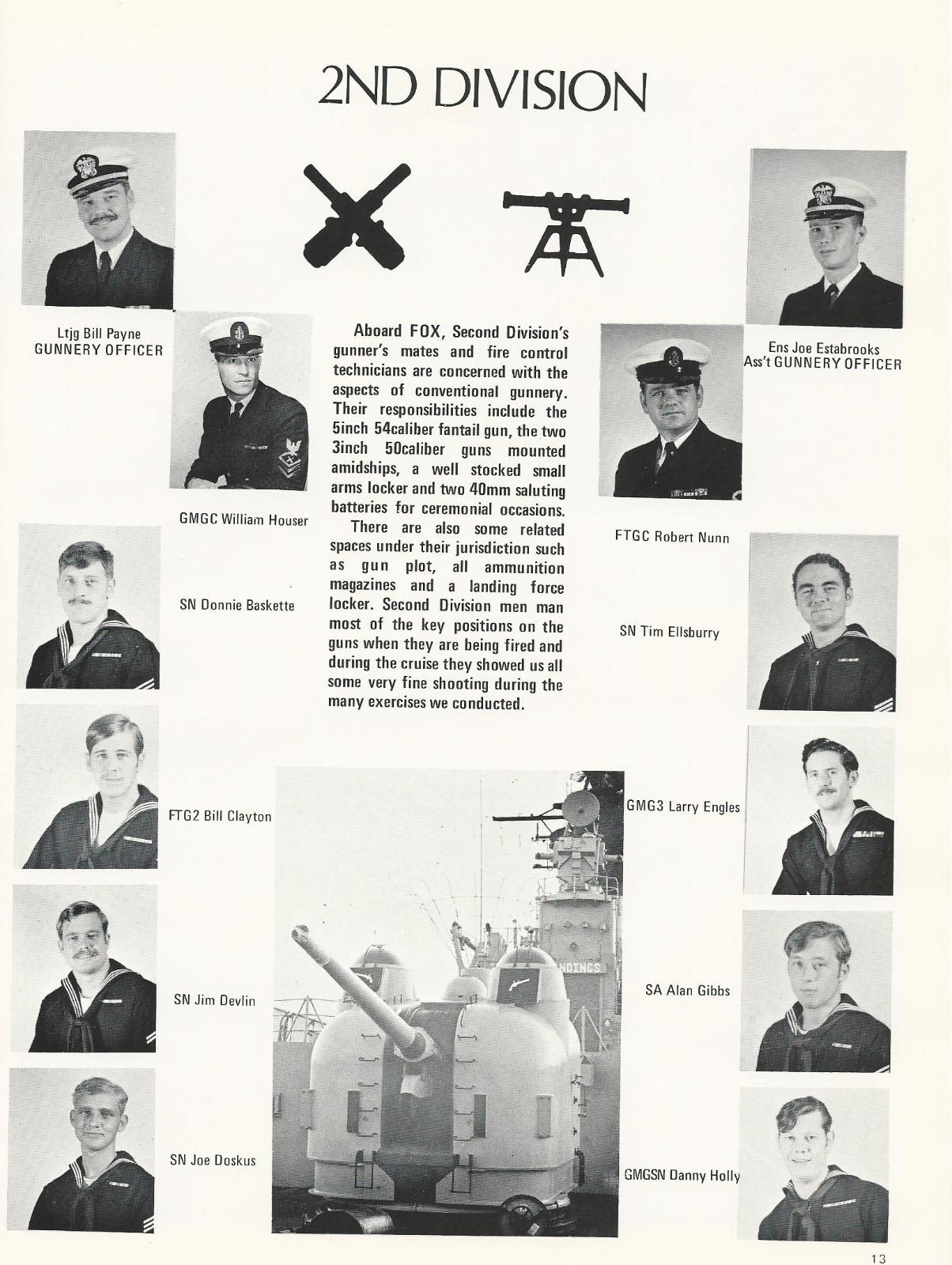 USS FOX DLG-33 WESTPAC DEPLOYMENT CRUISE BOOK YEAR LOG 1970 - U S NAVY ...