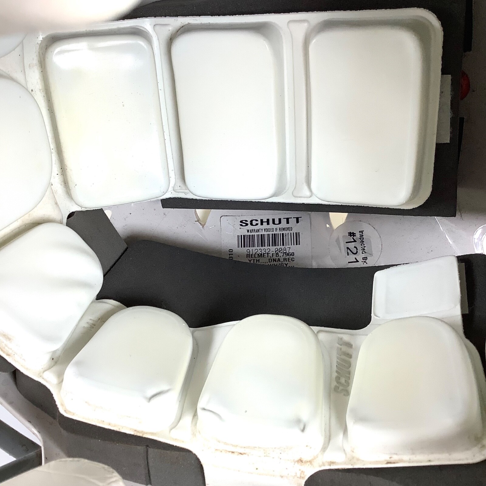 Vintage Schutt DNA Recruit Washington Redskins White Youth Vtg Helmet ...