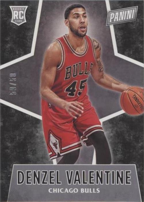 2016 Panini Black Friday - Rookie Denzel Valentine #60 Thick Stock /50 ...
