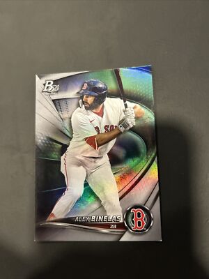 2022 Bowman Platinum ICE FOIL Prospect #TOP-53 Alex Binelas Boston Red ...