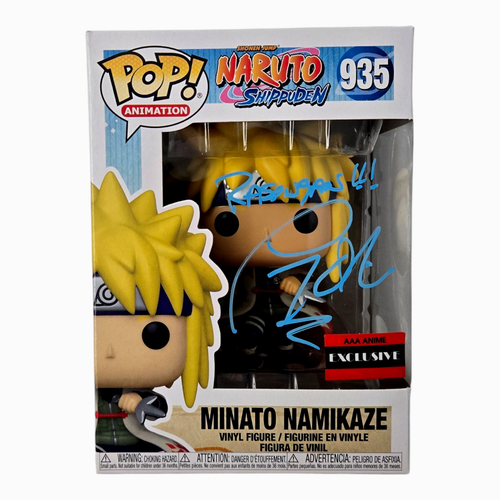 Tony Oliver Autograph Funko Pop Naruto Minato Namikaze Signed Anime JSA ...