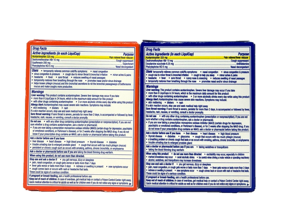 DayQuil/NyQuil Severe Cold & Flu Liquicaps, 24ct Per Box, (48 Total ...