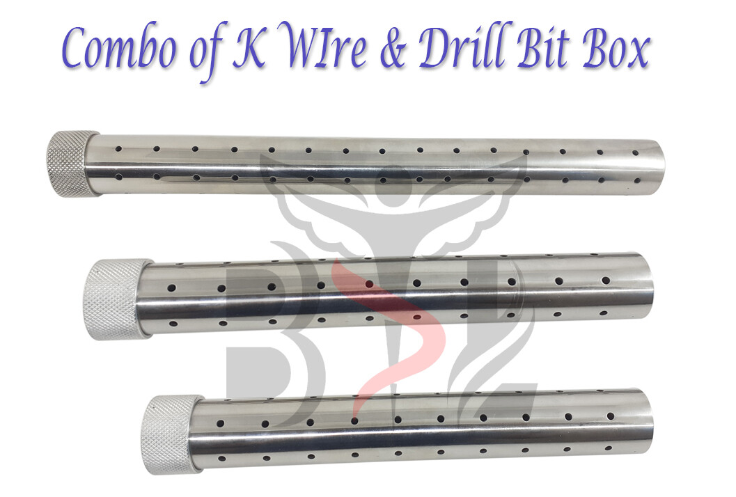 Orthopedic K Wire and Drill Bit Container Kirschner Pin Sterilization ...