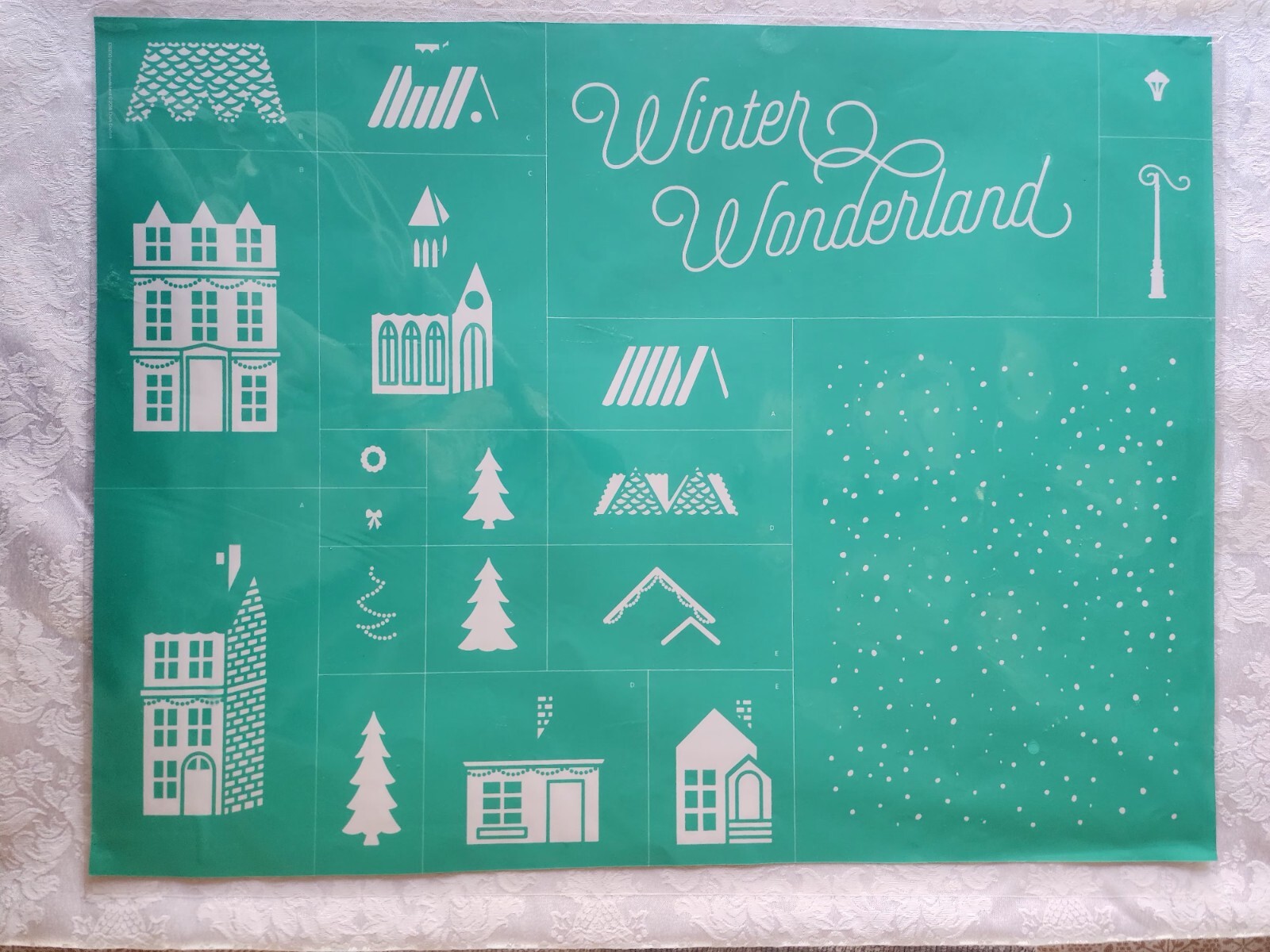 Chalk Couture WINTER WONDERLAND Transfer Size E 18x24" New Retired ...