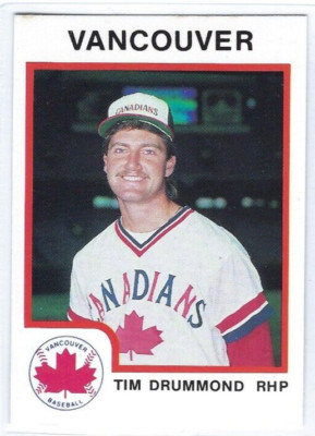 1987 Vancouver Canadians (Triple A-Pittsburgh Pirates) Tim Drummond | eBay