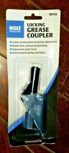 Holt Industries Locking Grease Coupler Ergonomic Palm Lever - Model ...