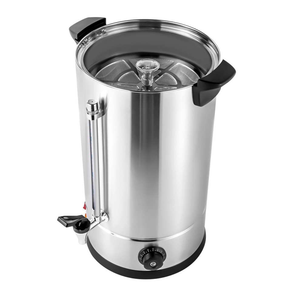 15L Commercial Coffee Urn Stainless Steel Coffee Dispenser Coffee Maker ...