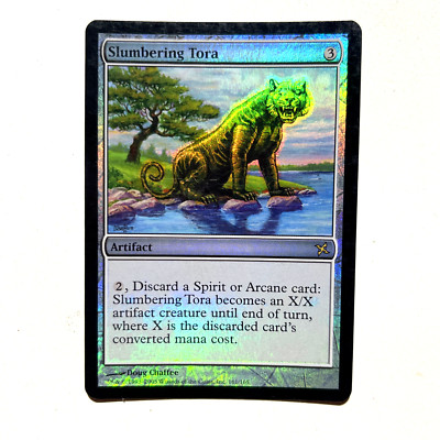 Slumbering Tora FOIL VLP Betrayers of Kamigawa Rare MTG See Photos ...