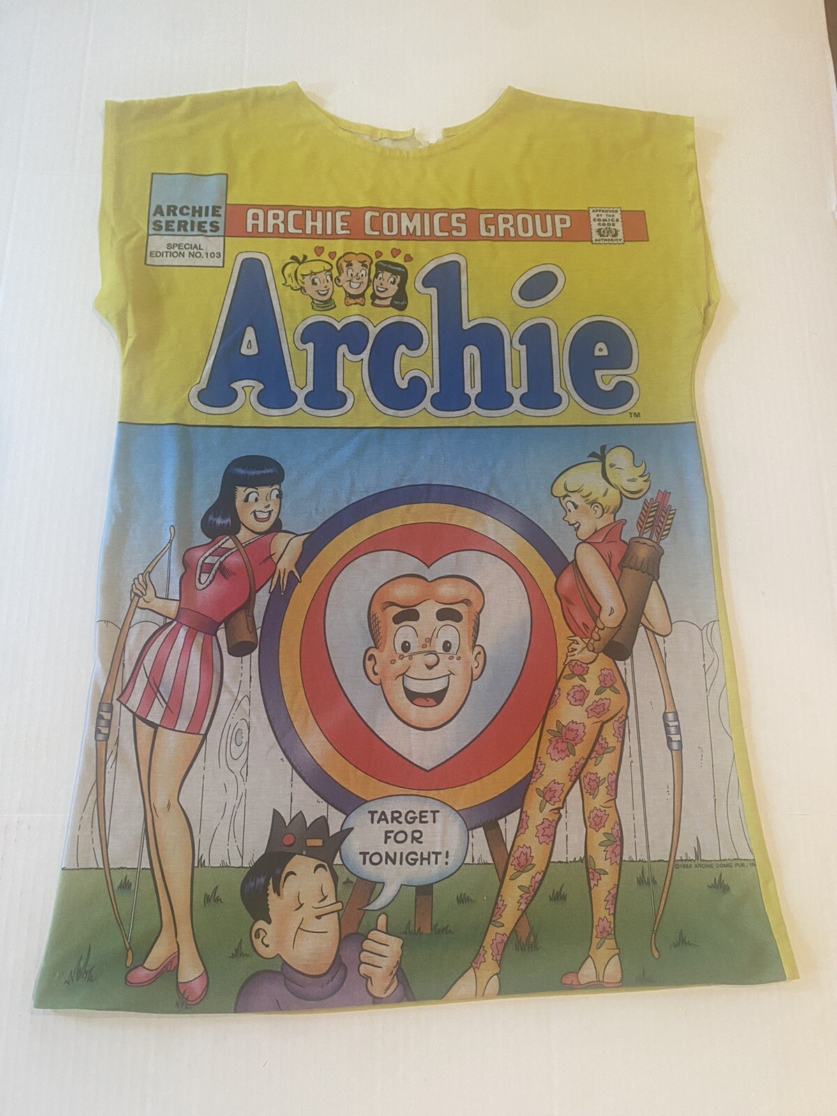 Rare Yellow! Vintage 1985 Official ARCHIE COMICS Fan … - Gem
