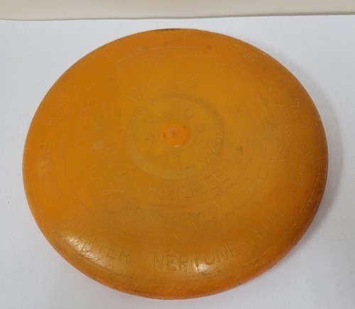 RARE! 1950s Wham o FRISBEE Pluto Platter Orange / Apricot | eBay