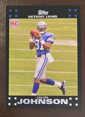 CALVIN JOHNSON 2007 Topps Rookie 320 | eBay