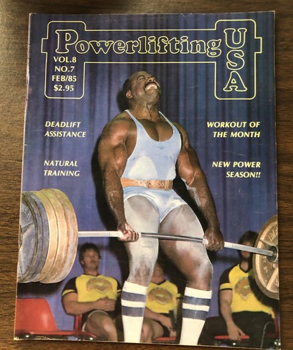 RARE Vintage 1985 Powerlifting USA Magazine DAVE SHAW | eBay