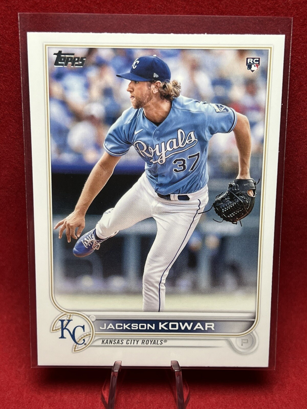 2022 Topps Series 1 Baseball *Jackson Kowar* Rookie Card #264 Kansas ...