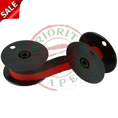 (18) UNIVERSAL TWIN SPOOL CALCULATOR BLACK & RED RIBBONS ~FREE SHIPPING ...