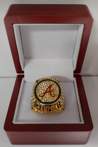 Jorge Soler - 2021 Atlanta Braves World Series Ring With Wooden Display ...