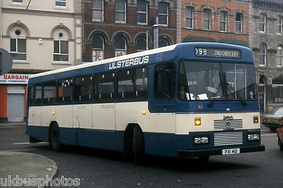 Ulsterbus 412 Derry 1985 Irish Bus Photo | eBay UK