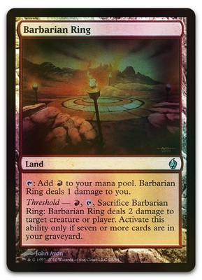 Barbarian Ring #28 (Foil) (NM) Premium Deck Fire Lightning PD2 Magic ...