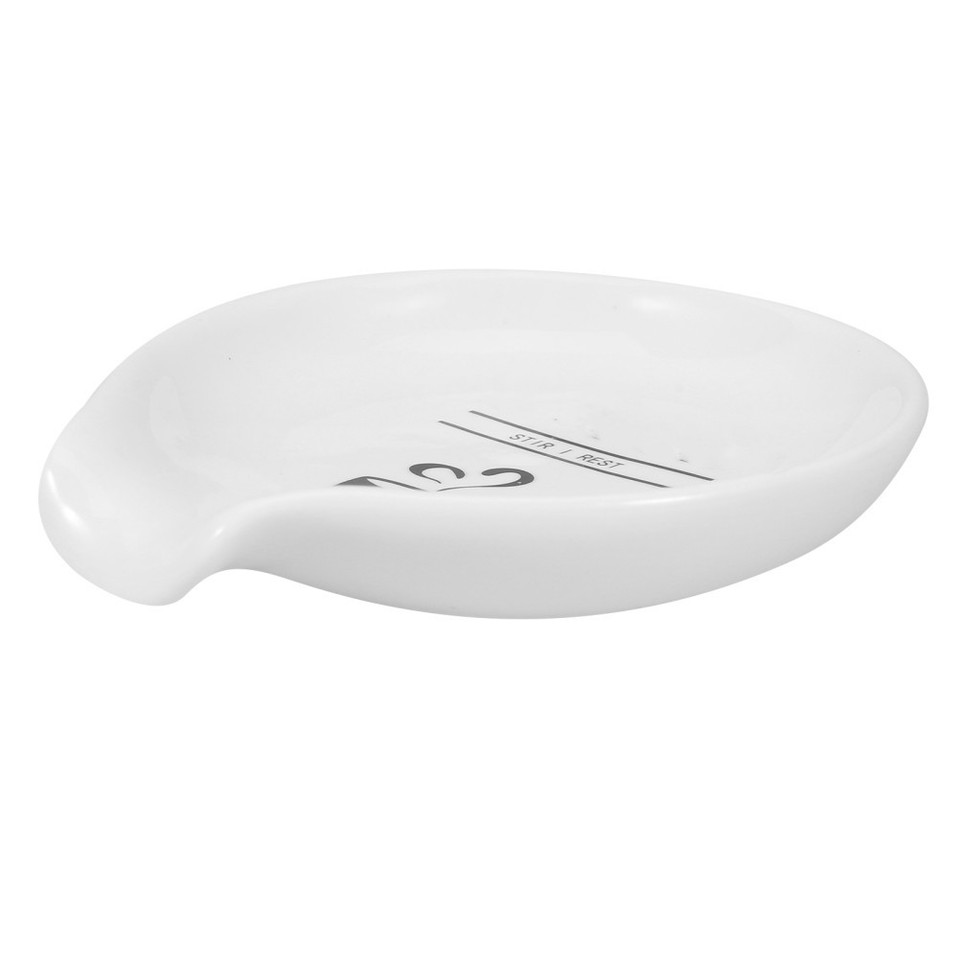 Coffee Stirrers Holder Standing Spoon Rest Ceramic Scoop Kitchen ...