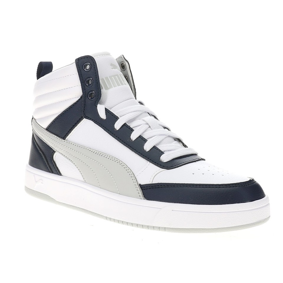 PUMA Dribble Mid Lace Up Mens Blue Sneakers Casual Shoes 40098003 | eBay