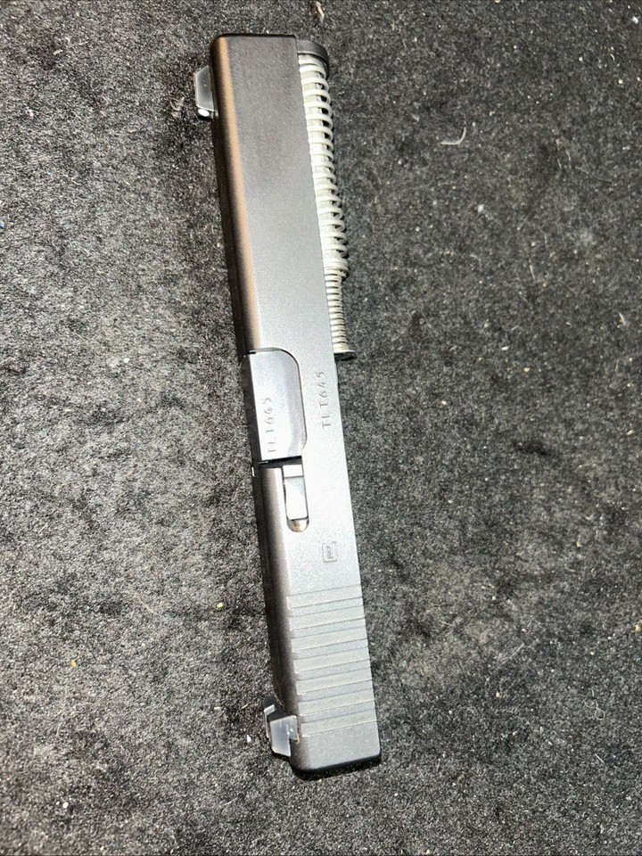 USED OEM GLOCK 22 GEN 4 COMPLETE SLIDE BARREL GUIDE ROD SPRING BLACK ...