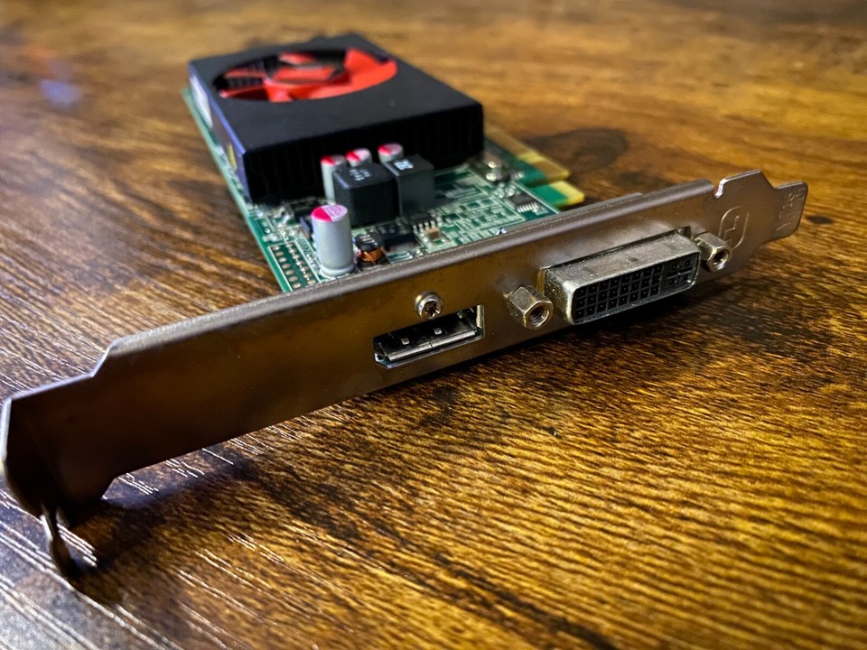 AMD Radeon R5 240 1GB Full Height GDDR3 PCI-E Video Card DVI DP 7W12P ...