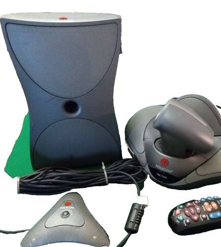 Polycom VSX 7000 Video Conferencing Set Camera, Mic, Sub Woofer Speaker ...