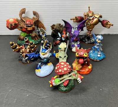 Skylanders Giants Figures Lot - 11 Figures - Orange Base - Wii Xbox ...