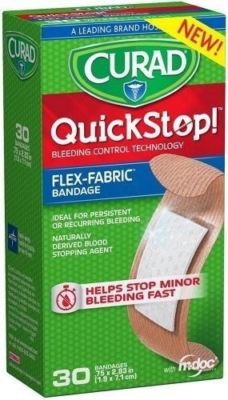 CURAD BNDG QUICK STOP BLOOD CONTROLLING BANDAGE 30 COUNT | eBay