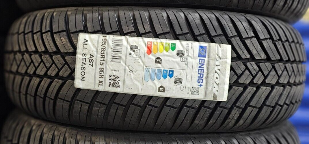 2X NEW AVON AS7 195/65 R15 XL 95H ALL SEASON 195 65 15 SNOW 1956515 M&S ...
