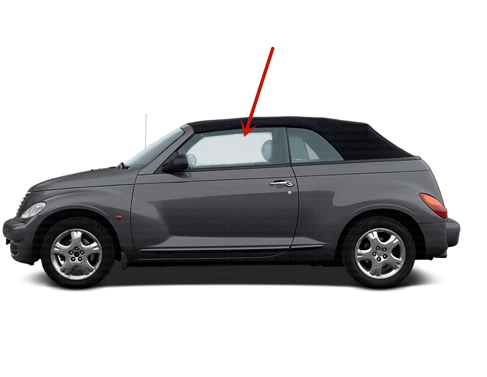 Fit 04-08 Chrysler PT Cruiser Convertible Driver Left Front Door Glass ...