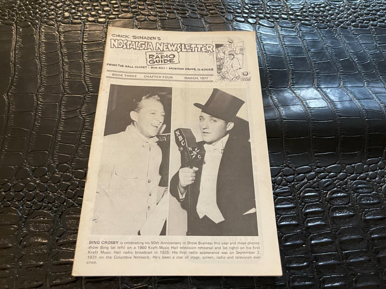 MARCH 1977 Nostalgia Digest & Radio Guide Magazine - BING CROSBY | eBay