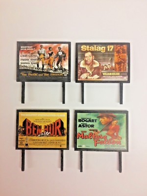 4 Model Railway Billboards / Posters - Trackside Signs - OO Gauge ...