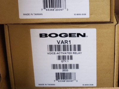 Bogen VAR1 Voice Activated Relay | eBay