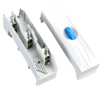 Wohner 01240 3-Pole Busbar Connection Terminal Plate 6-50mm² Wiring ...