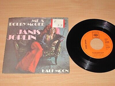 Janis Joplin 7" Single - Me and Bobby McGee / Half Moon / German Press ...