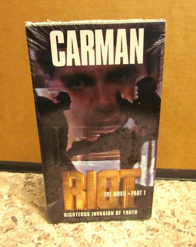 CARMAN Christian RIOT movie NEW videos VHS Righteous Invasion of Truth ...