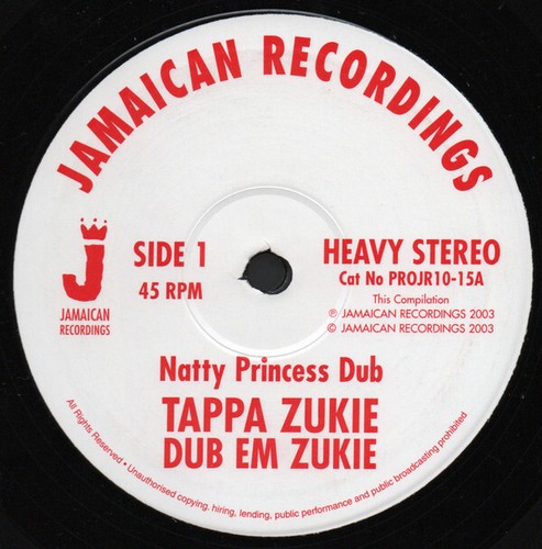 Tapper Zukie - Natty Princess Dub (10") (Very Good Plus (VG+ ...