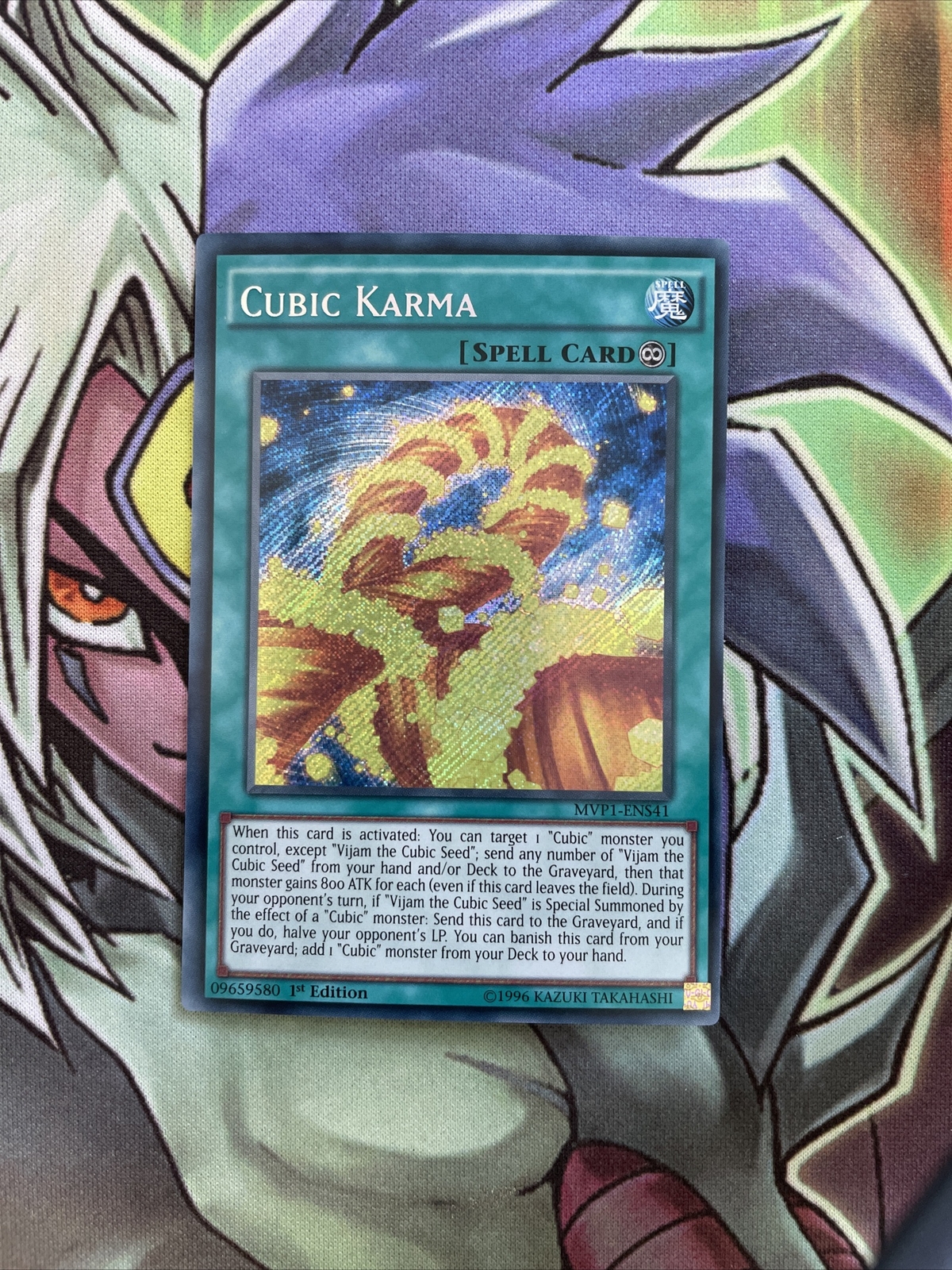 MVP1-ENS41 Cubic Karma Secret Rare 1st Edition NM Yugioh Card | eBay