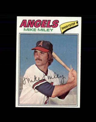 1977 Topps #257 Mike Miley NM Near Mint Angels | eBay