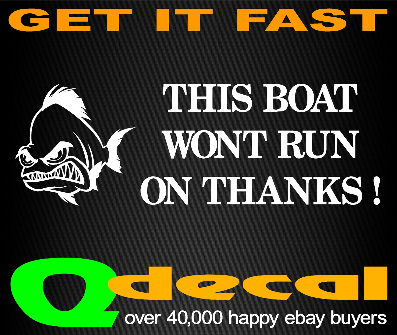 Boat Sticker quintrex stacer Decal Fishing Marine Funny | eBay Australia