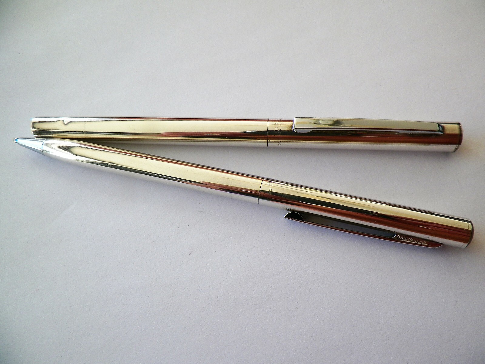 VNTG ANSON STERLING SILVER BALL POINT & FELT TIP PEN SET-L F ROTHSCHILD ...