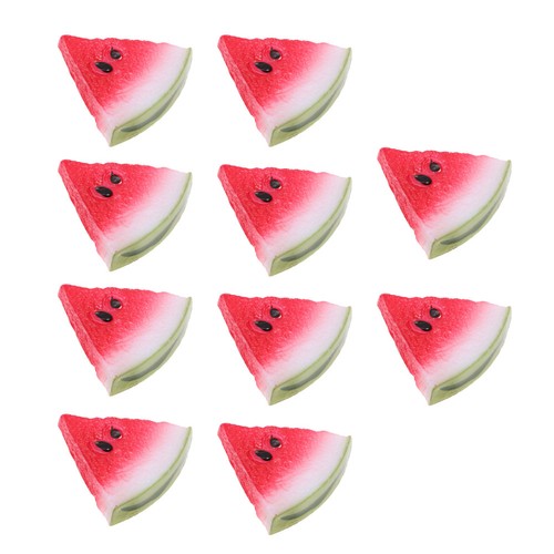 10Pcs Vivid Fake Watermelon Lifelike Watermelon Model Delicate Fruit ...