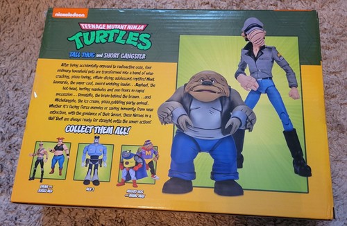 NECA TMNT Cartoon Tall Thug Short Gangster Ninja Turtles Mint in Box | eBay