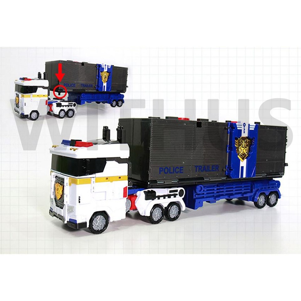 MINIFORCE Super Cops JUSTICE TITAN & CAPTAIN COMMANDER Set Transformer ...