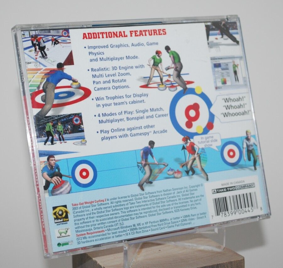 Take-Out Weight Curling 2 (PC CD-ROM, 2003) Windows Game | eBay
