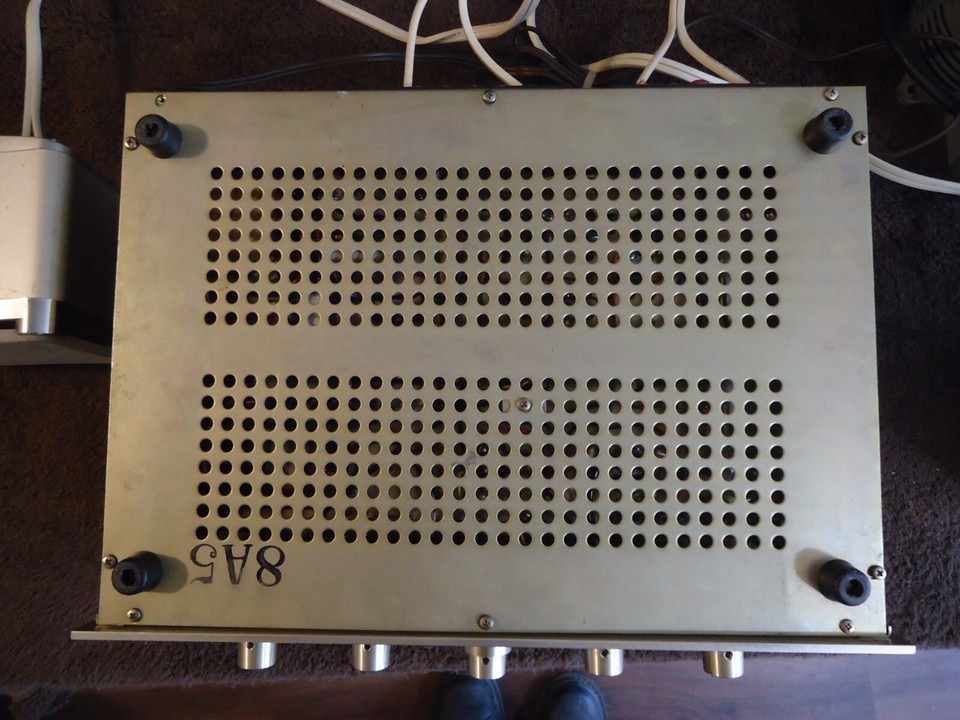 SAF 24D REALISTIC STEREO INTEGRATED ECL82 TUBE AMPLIFIER SHOWN AT FULL ...