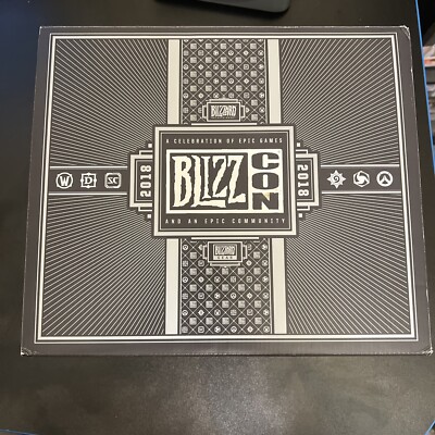 Blizzcon Exclusive 2018 Goody Bag/Box Set Blizzard Rare Collectible New ...