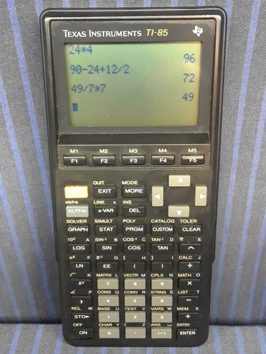 Texas Instruments TI-85 Graphing Calculator - Black - Tested | eBay