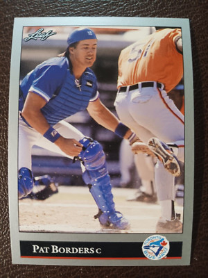 PAT BORDERS TORONTO BLUE JAYS 1992 LEAF BASEBALL CARD #324 | eBay