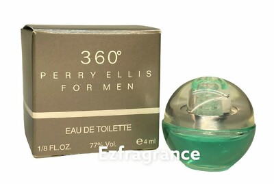 360 for Men By Perry Ellis Eau De Toilette Splash Mini 4ml /0.12 oz New ...